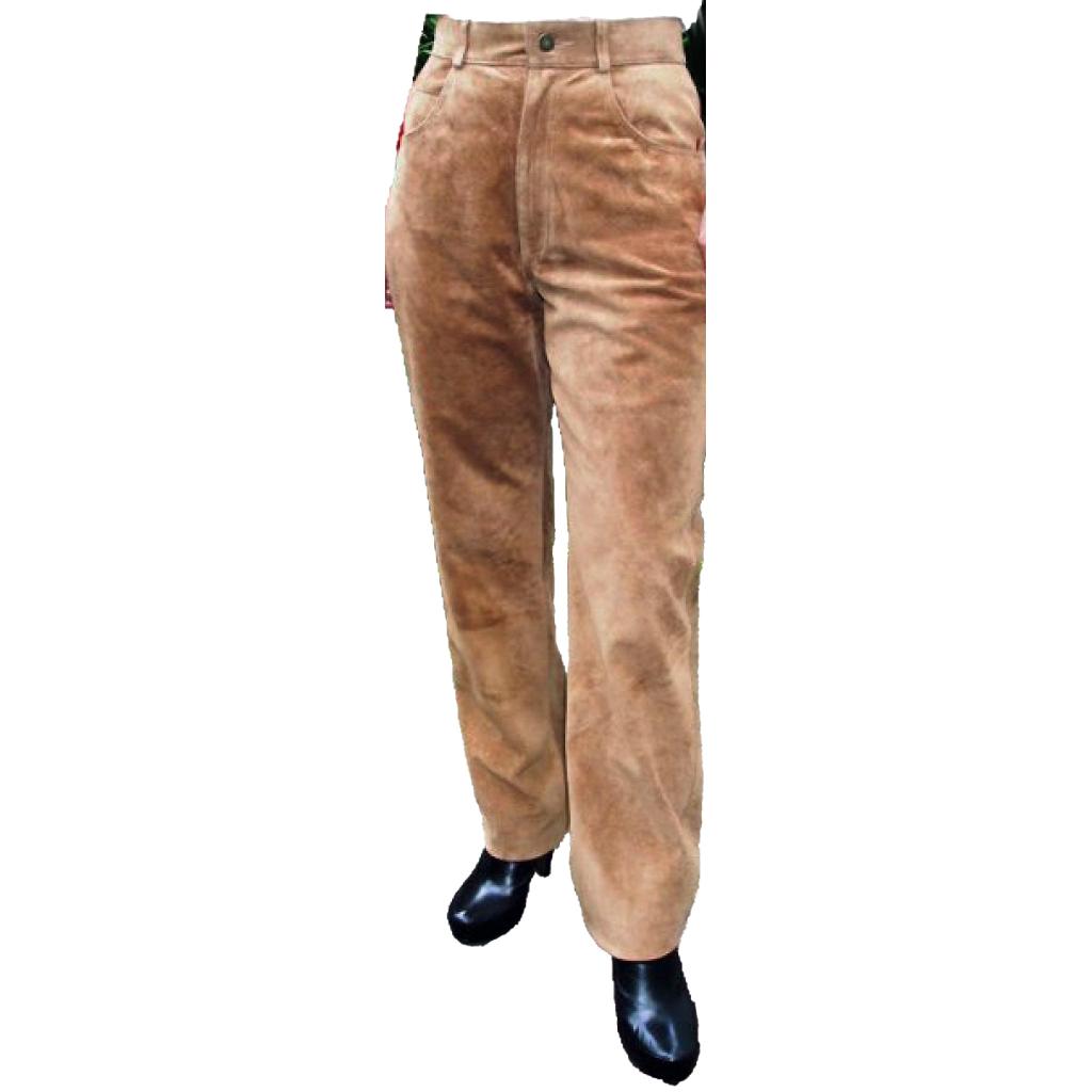 Womens Suede Jeans